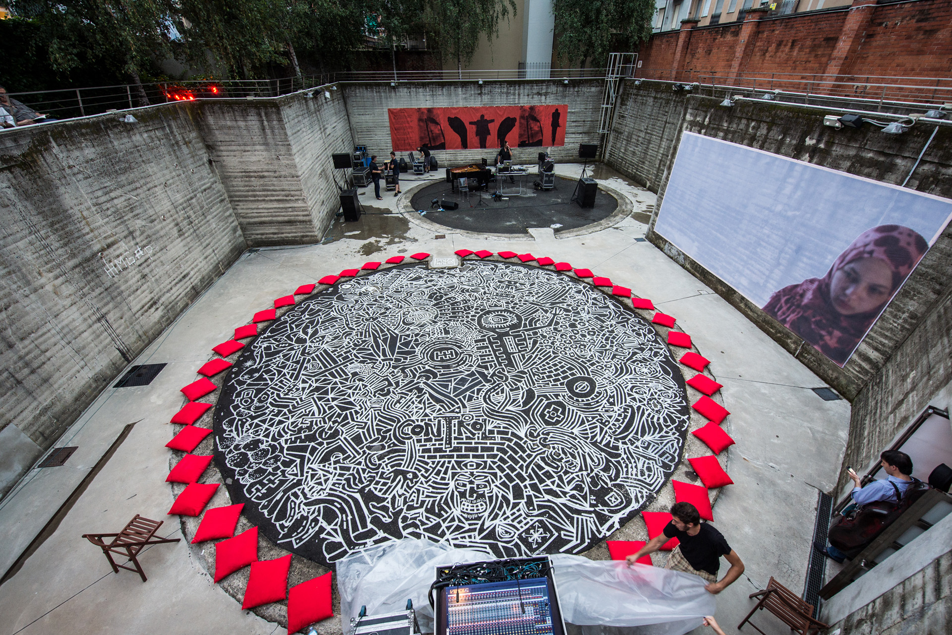 Meteorite in Giardino 6_Raw Tella, Halo Halo, Umberto Clerici, Madaski ...