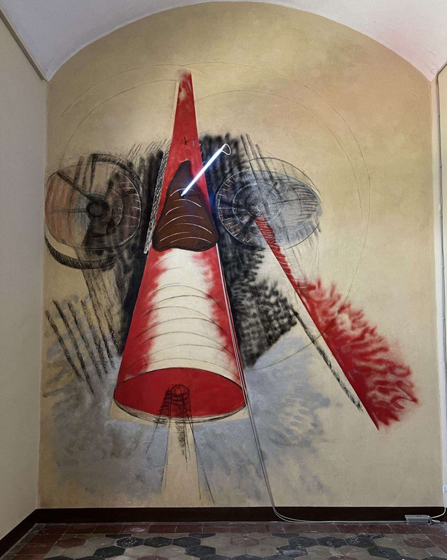 Work by Mario Merz restored_presentation | Fondazione Merz